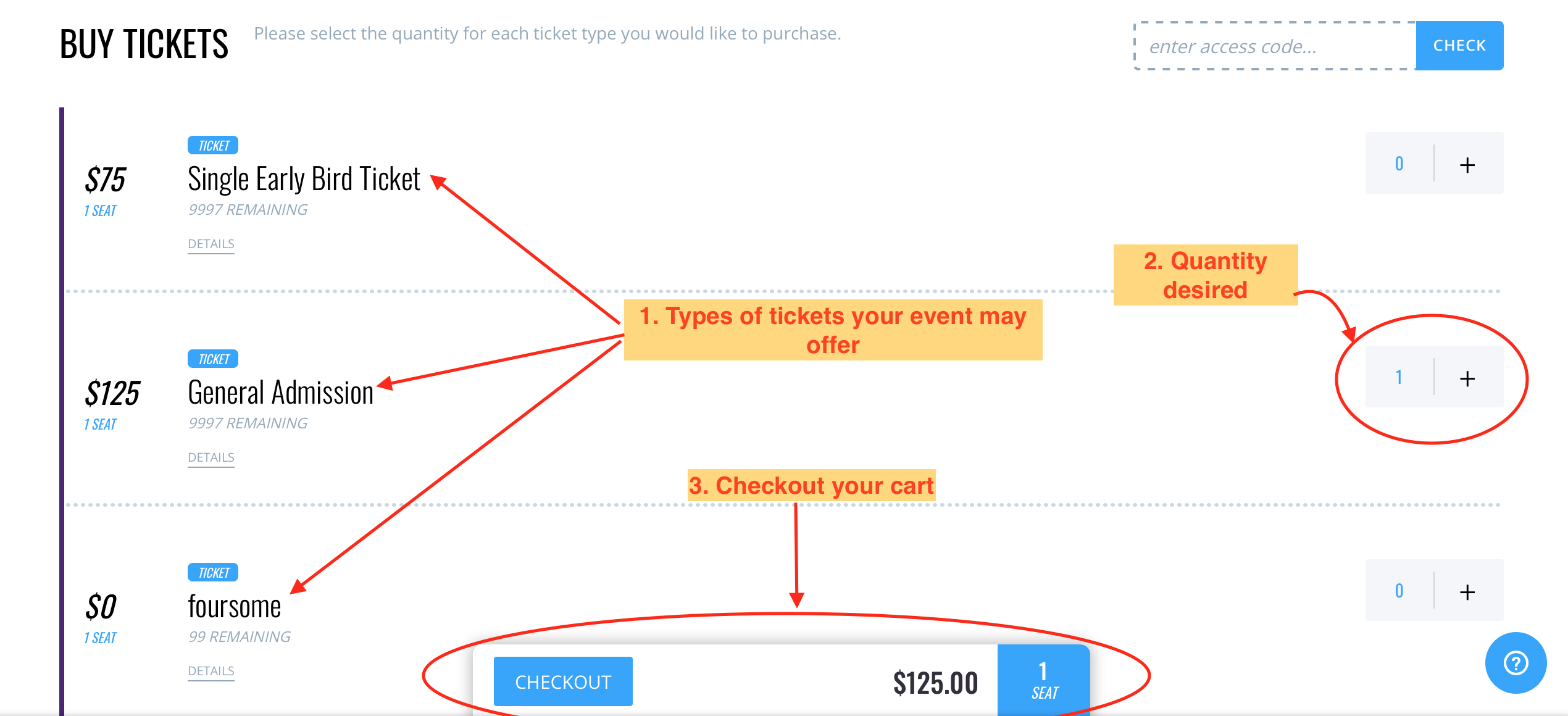 Buying Event Tickets: Easy Instructions – How can we help?